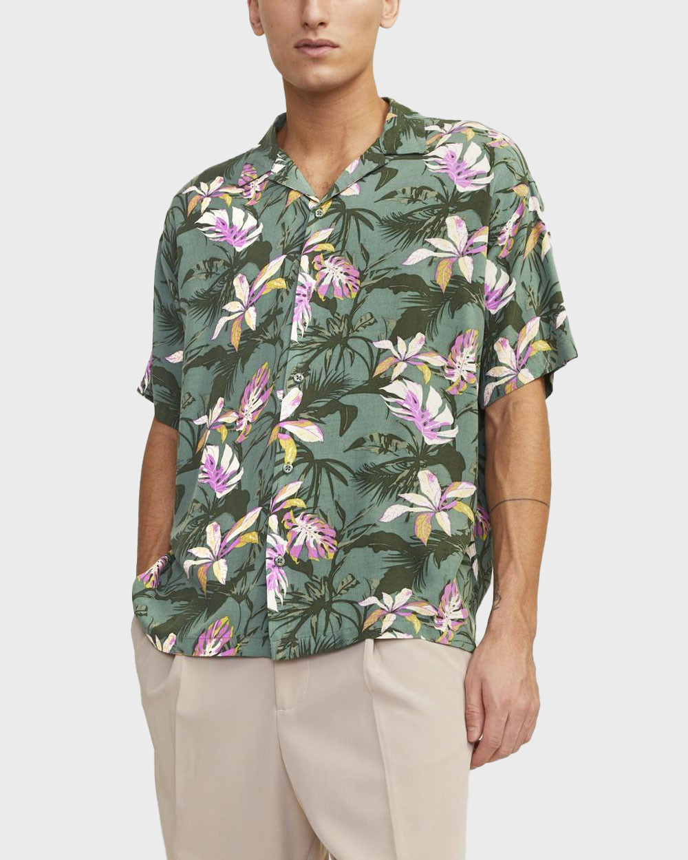 JACK & JONES JORLUKE ΑΝΔΡΙΚΟ ΠΟΥΚΑΜΙΣΟ ΚΟΝΤΟΜΑΝΙΚΟ - 12250537 ...