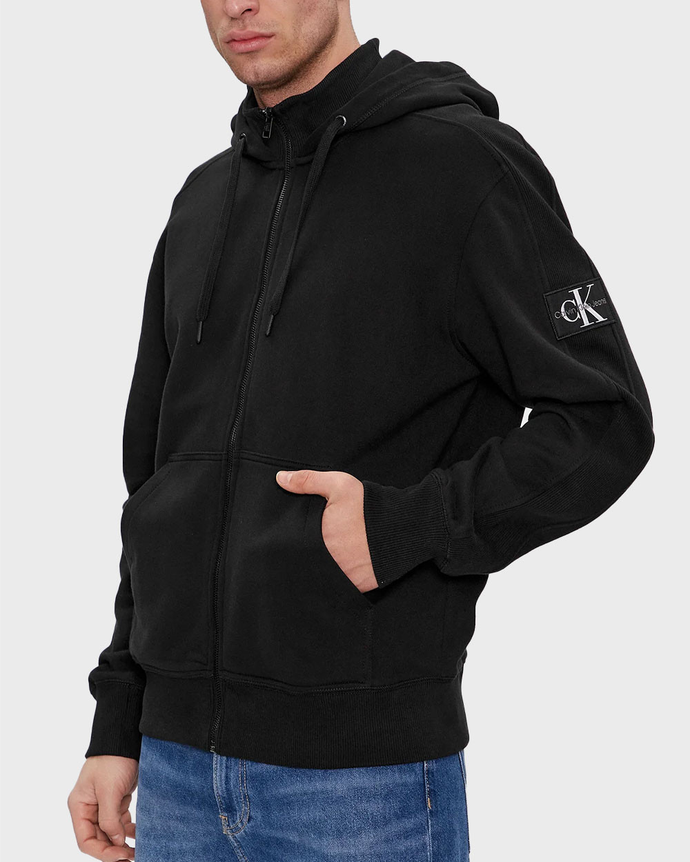CALVIN KLEIN ΑΝΔΡΙΚΗ ΖΑΚΕΤΑ ΜΕ ΚΟΥΚΟΥΛΑ - J30J324956 - sagiakos-stores.gr