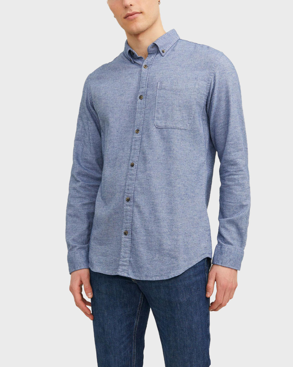 JACK & JONES ΑΝΔΡΙΚΟ ΠΟΥΚΑΜΙΣΟ ΚΟΤΛΕ - 12235981 - sagiakos-stores.gr