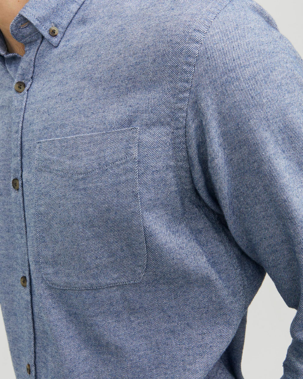 JACK & JONES ΑΝΔΡΙΚΟ ΠΟΥΚΑΜΙΣΟ ΚΟΤΛΕ - 12235981 - sagiakos-stores.gr