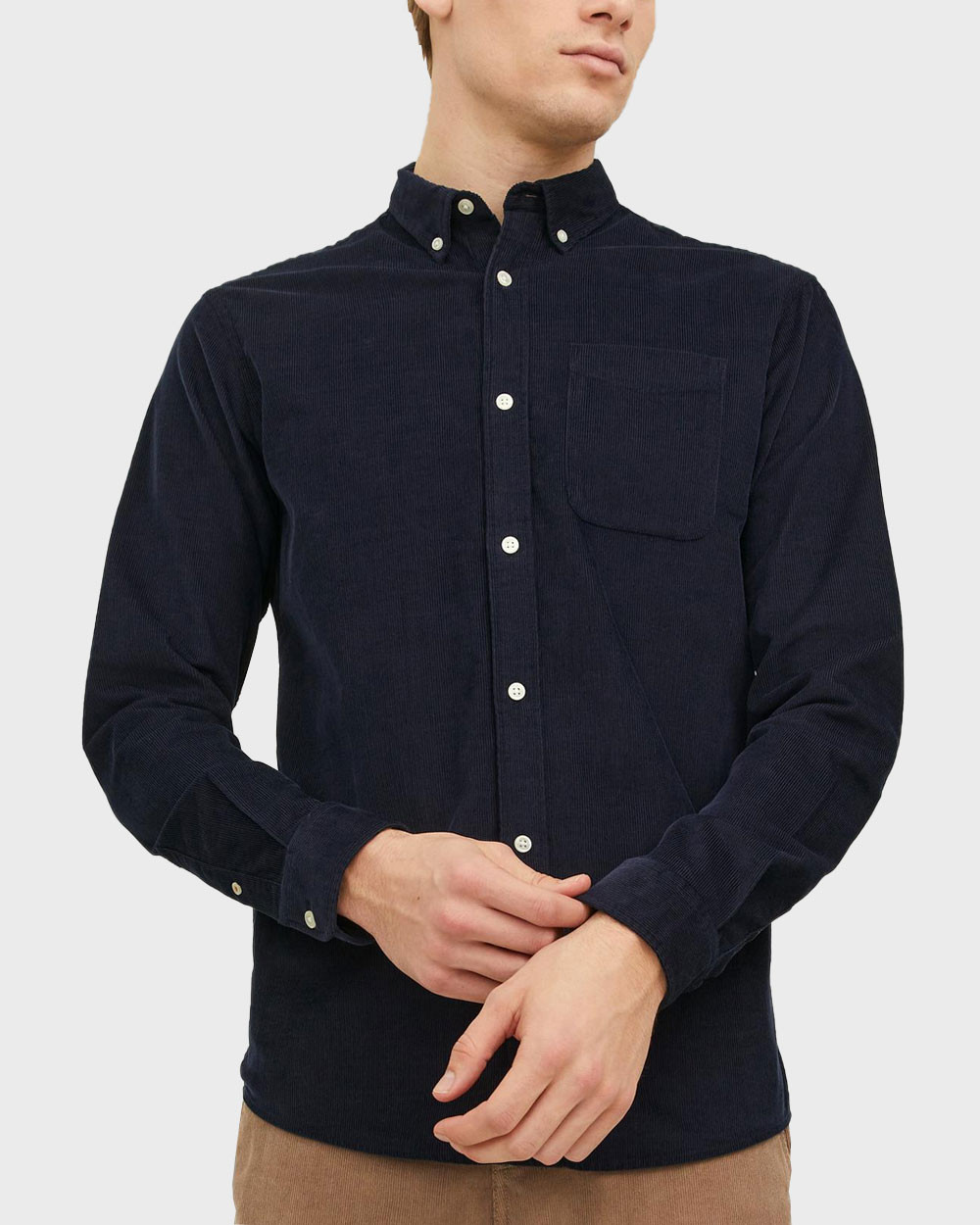 JACK & JONES ΑΝΔΡΙΚΟ ΠΟΥΚΑΜΙΣΟ ΚΟΤΛΕ - 12235981 - sagiakos-stores.gr