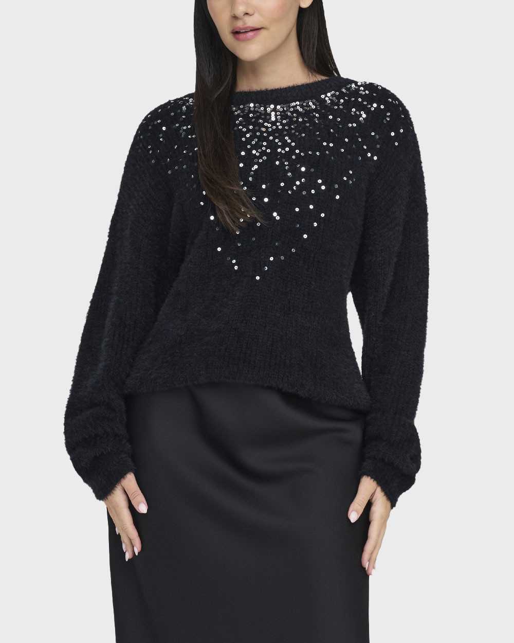 ONLY ΓΥΝΑΙΚΕΙΟ ΠΟΥΛΟΒΕΡ ΜΕ ΠΑΓΙΕΤΕΣ - 15327595 - sagiakos-stores.gr