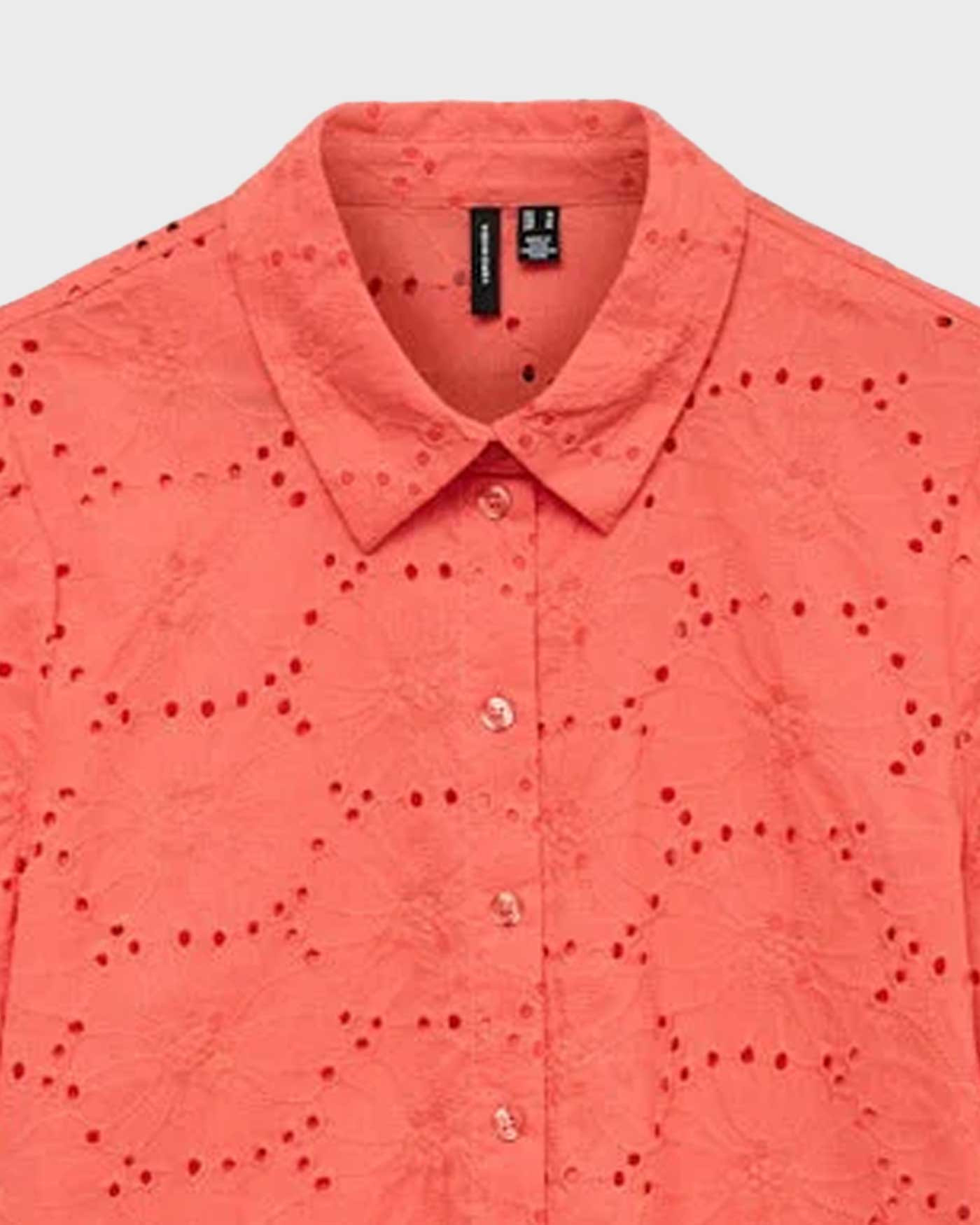 VERO MODA ΓΥΝΑΙΚΕΙΟ ΚΟΝΤΟΜΑΝΙΚΟ ΠΟΥΚΑΜΙΣΟ BRODERIE - 10324269 ...