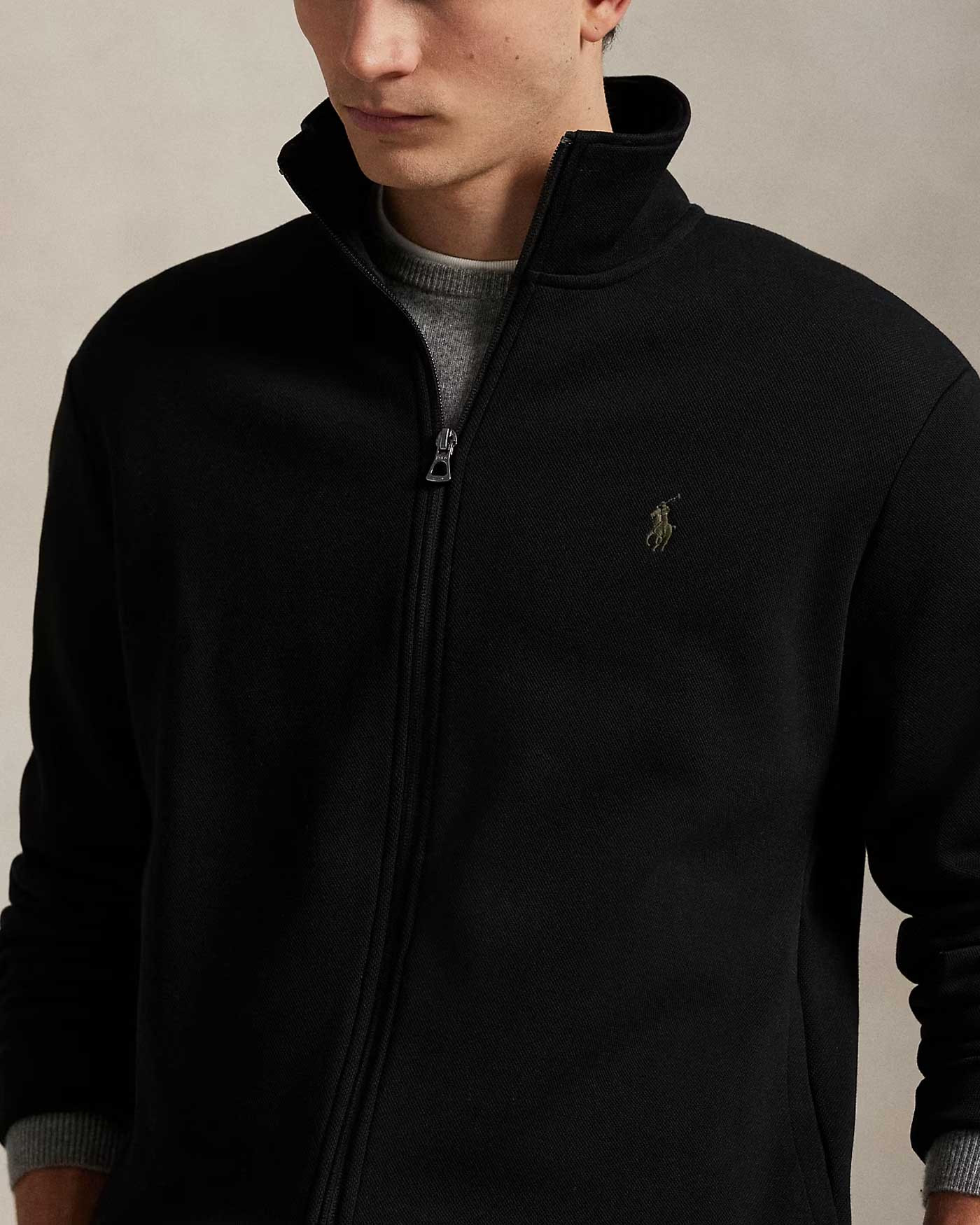 POLO RALPH LAUREN DOUBLE-KNIT TRACK ΑΝΔΡΙΚΗ ΦΟΥΤΕΡ ΖΑΚΕΤΑ ...