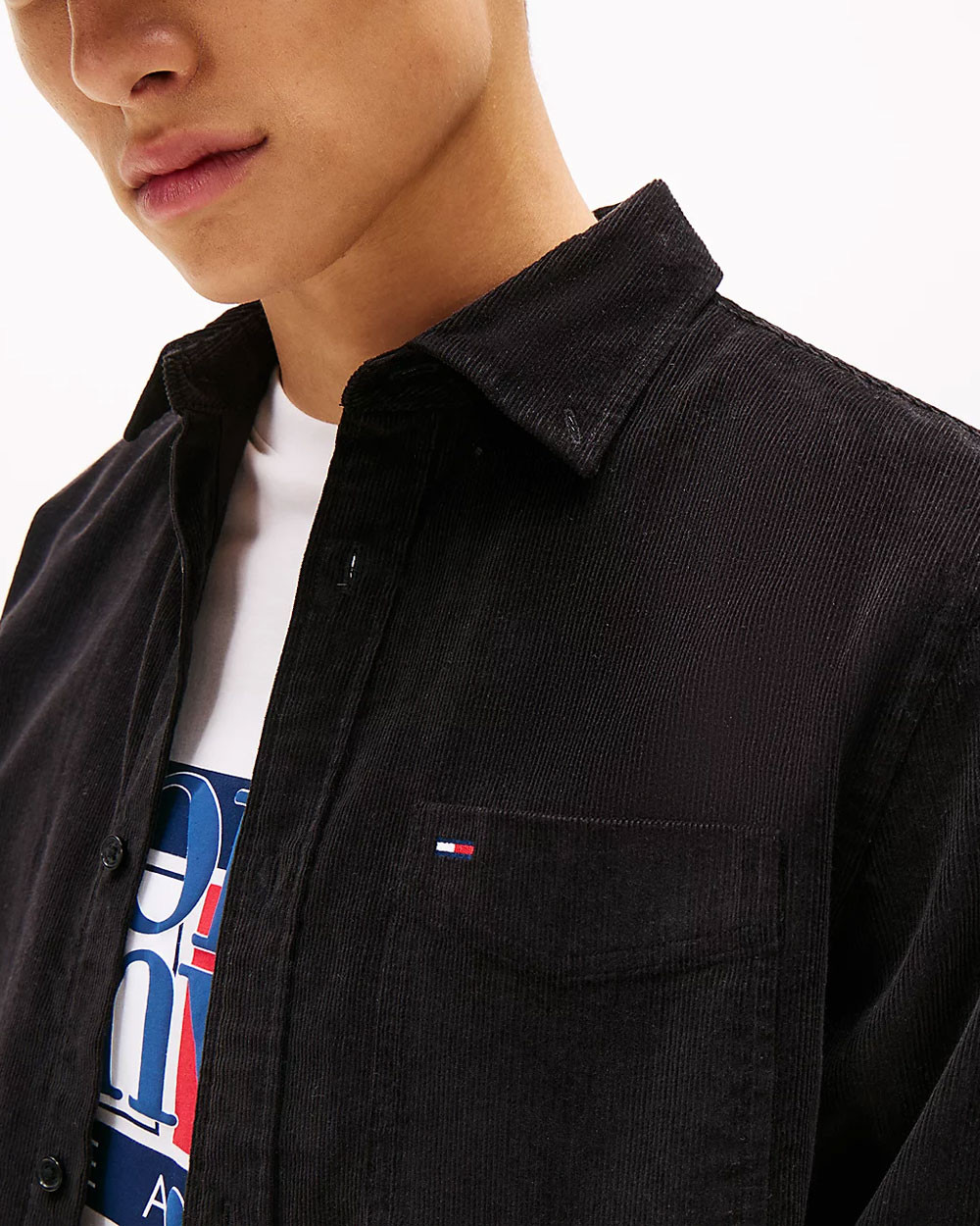 TOMMY JEANS ΑΝΔΡΙΚΟ ΚΟΤΛΕ ΠΟΥΚΑΜΙΣΟ - DM0DM22021 - sagiakos-stores.gr