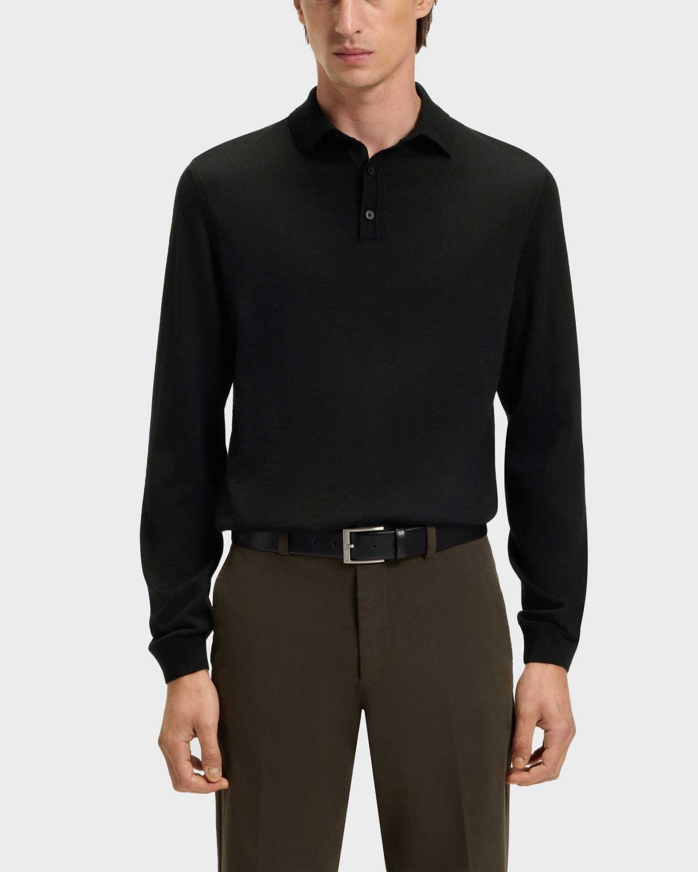 BOSS BONO ΑΝΔΡΙΚΗ ΜΑΛΛΙΝΗ ΜΑΚΡΥΜΑΝΙΚΗ ΠΟΛΟ ΜΠΛΟΥΖΑ - 50476357 ...